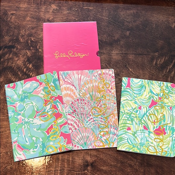 Lilly Pulitzer | Office | Lilly Pulitzer Notebook Set | Poshmark